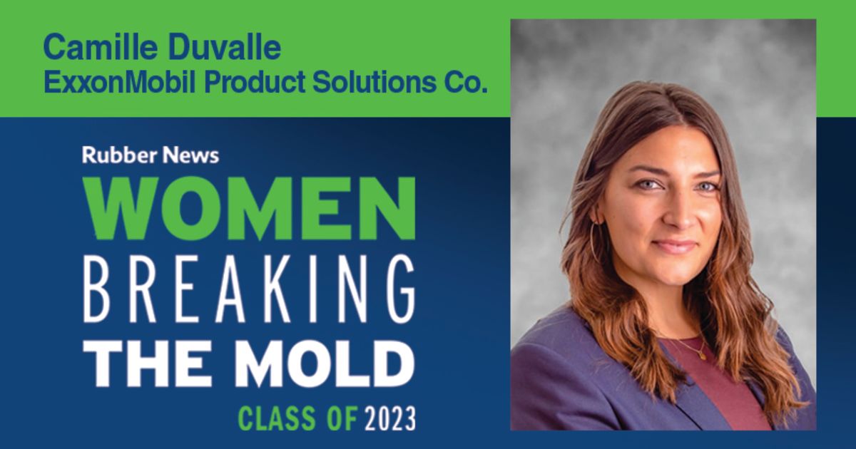 Camille Duvalle of ExxonMobil, Women Breaking the Mold 2023 | Rubber News